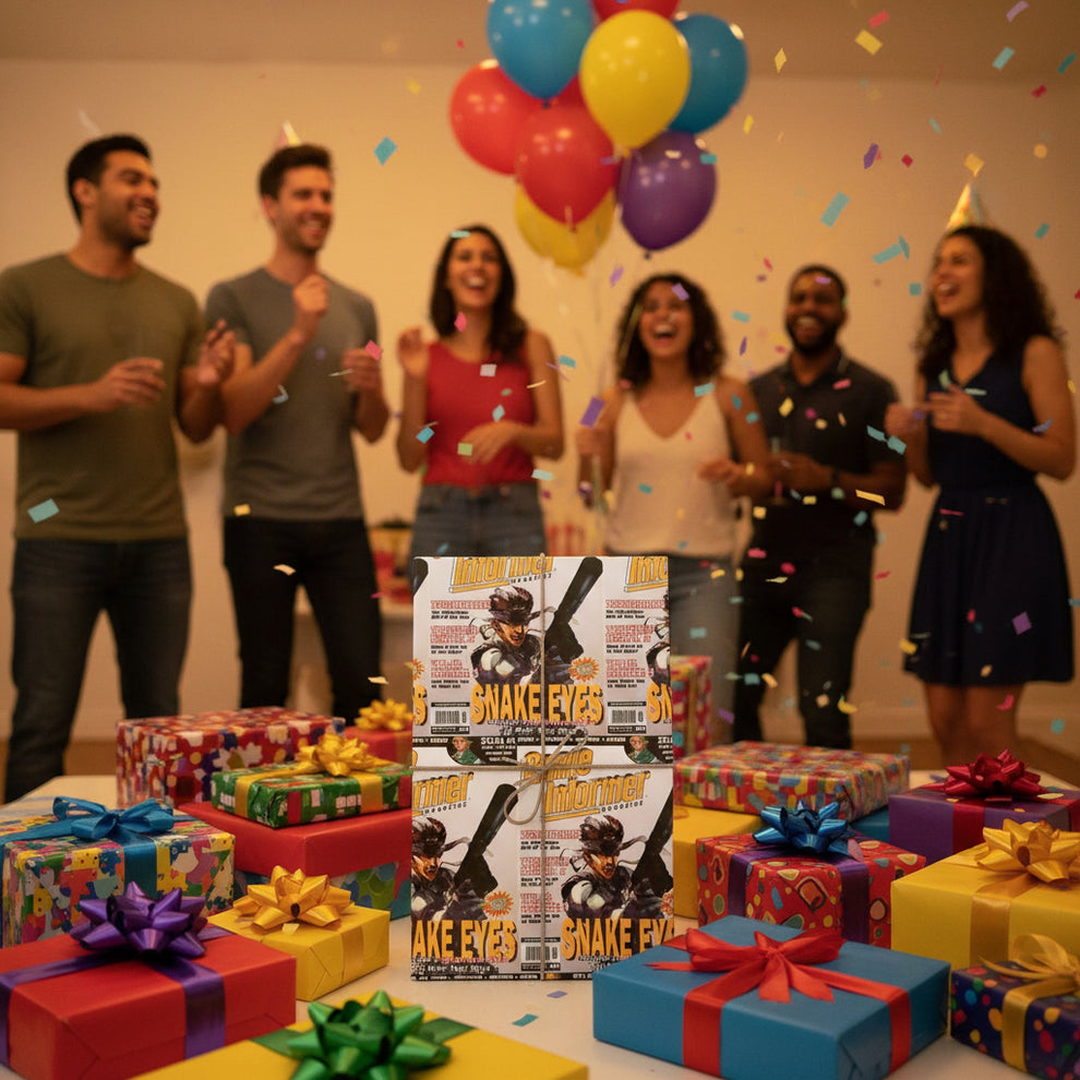 Game Informer 1998 Issue #67 "Metal Gear Solid" Gift Wrapping Paper ...